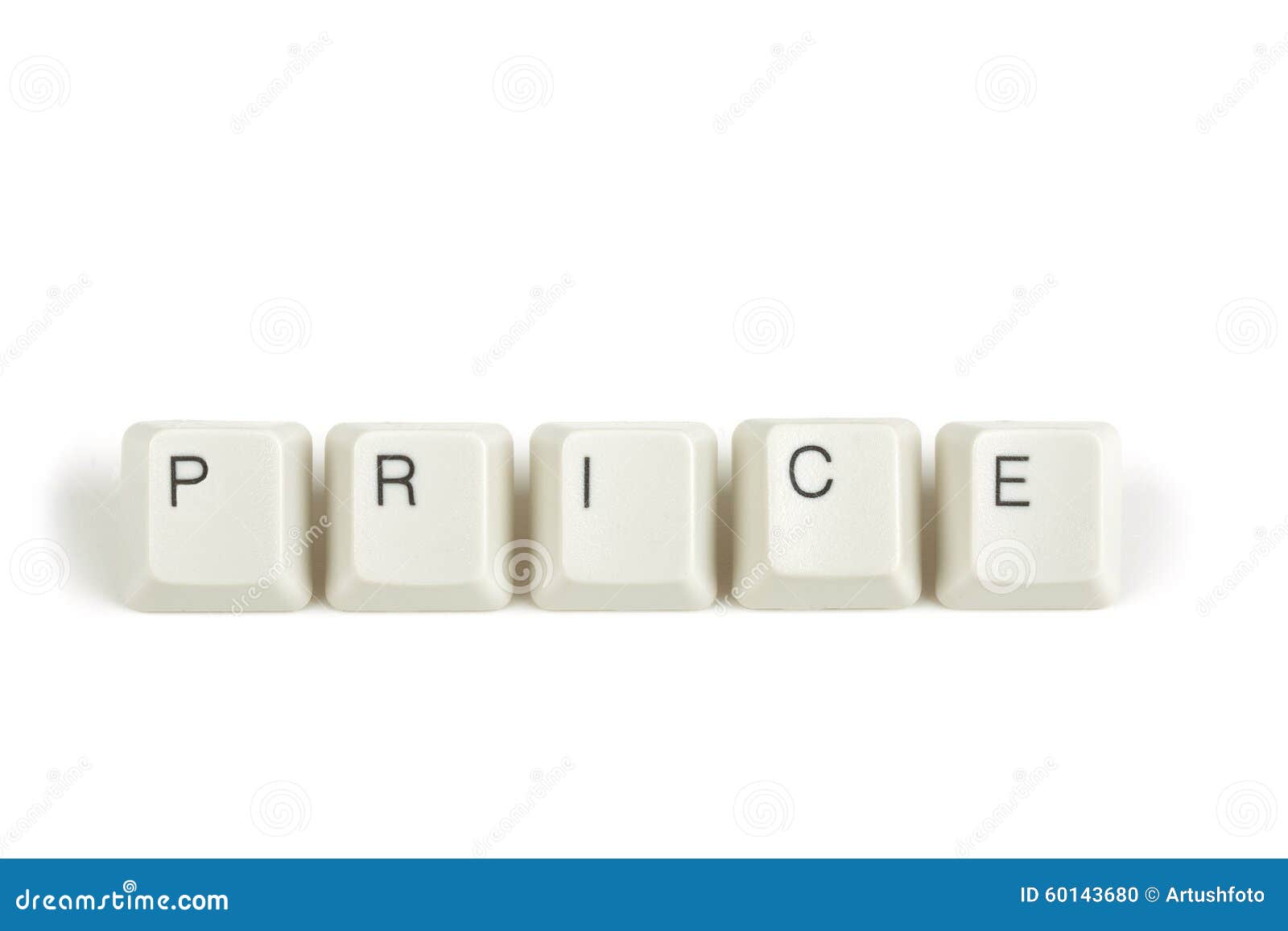 Price from Scattered Keyboard Keys on White Stock Photo - Image of ...