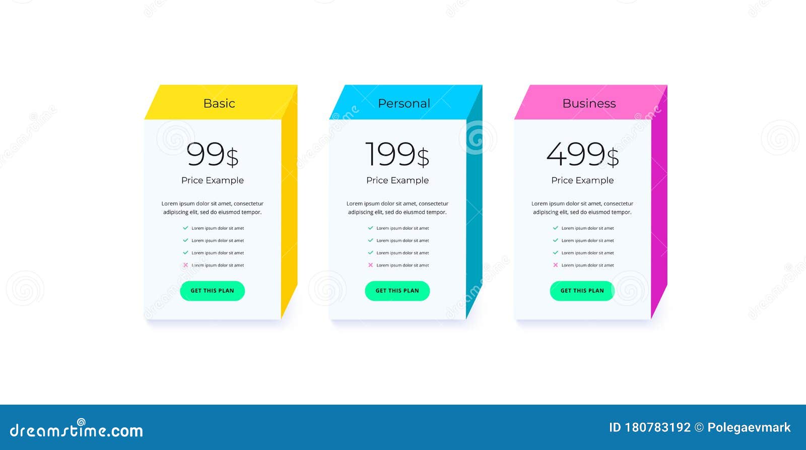 Price Table Concept In Realistic Neuromorphism Vector Design. Pricing ... Price Table Concept In Realistic Neuromorphism Vector Design. Pricing ...