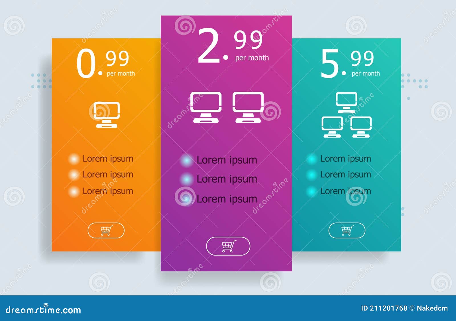 Price Table Template Background Stock Vector - Illustration of ...