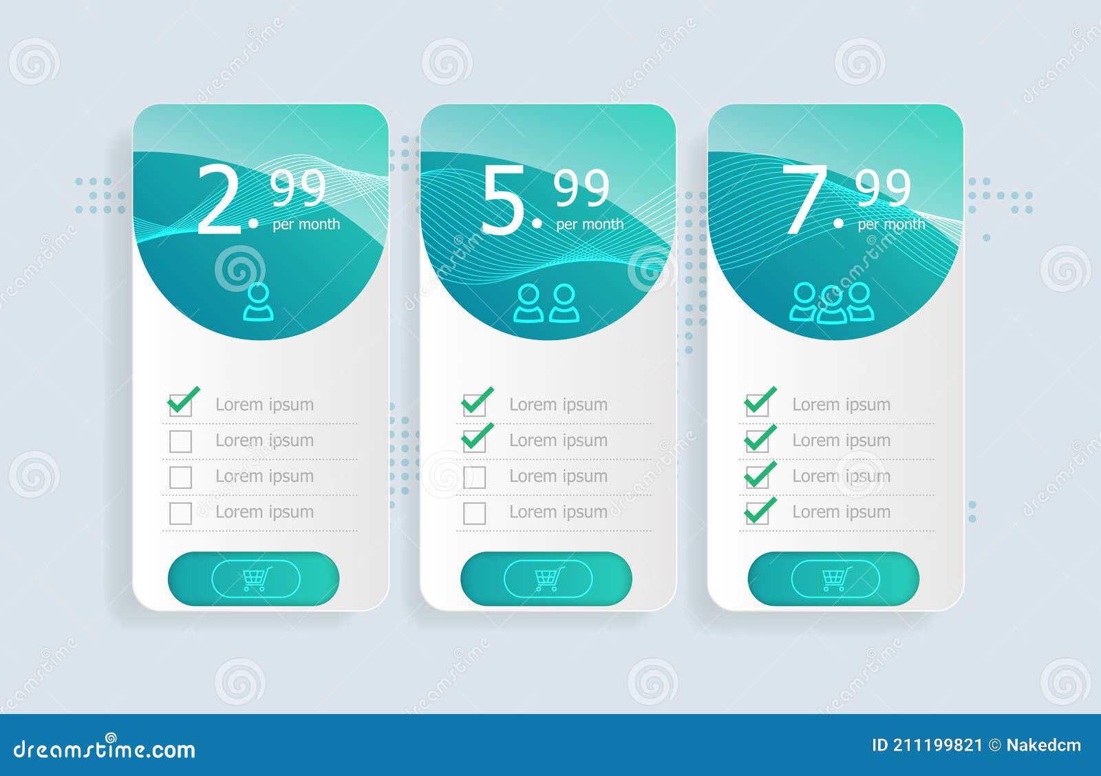 Price Table Template Background Stock Vector - Illustration of ...