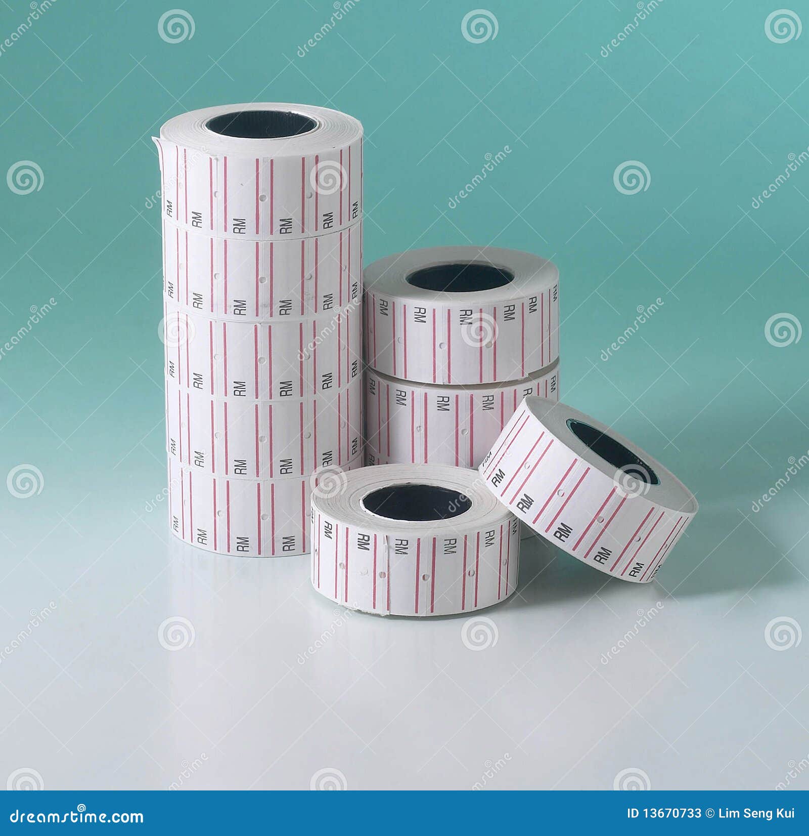 Price tag. stock image. Image of roll, price, selling - 13670733
