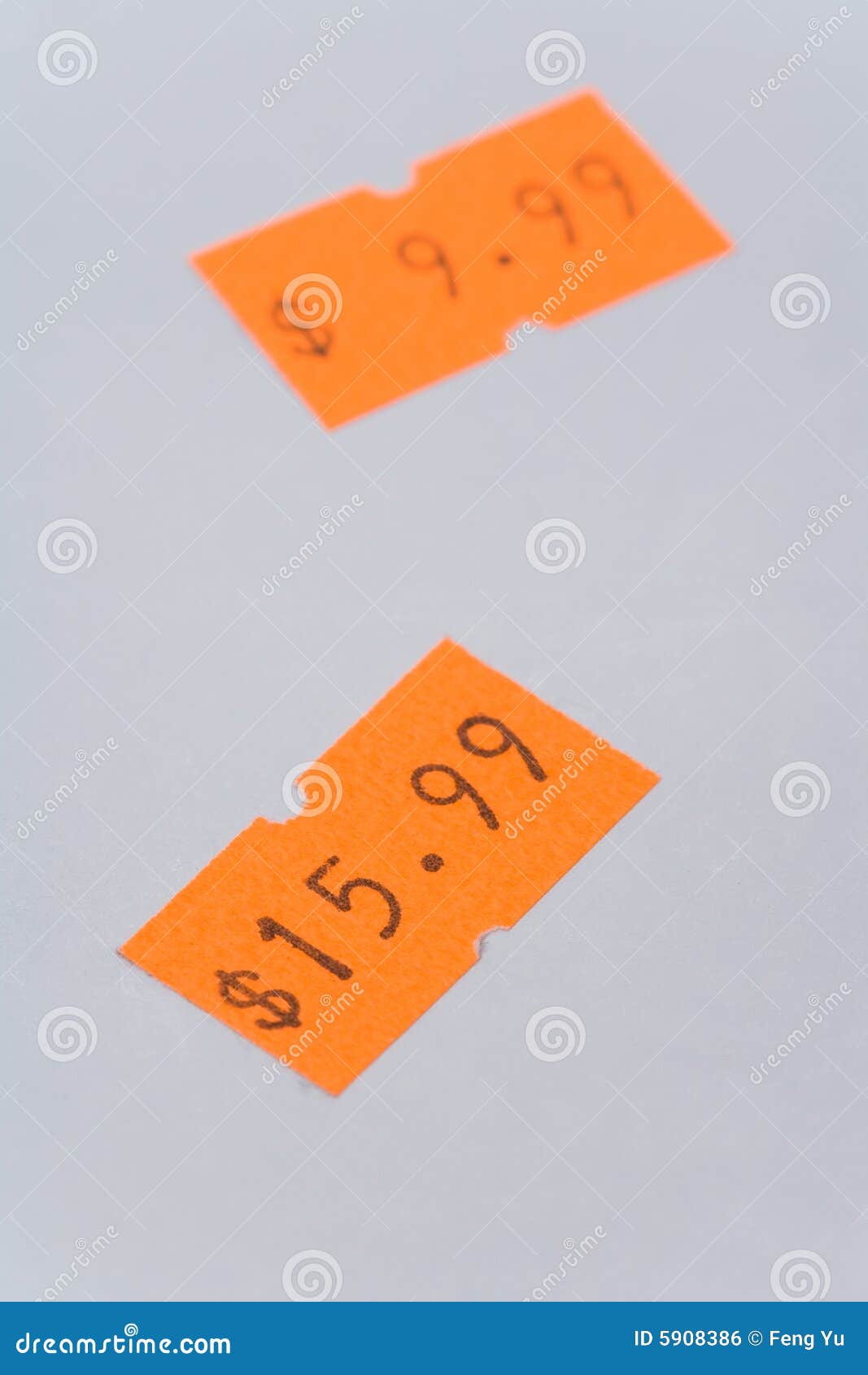 Price tag stock photo. Image of stick, macro, label, orange - 5908386