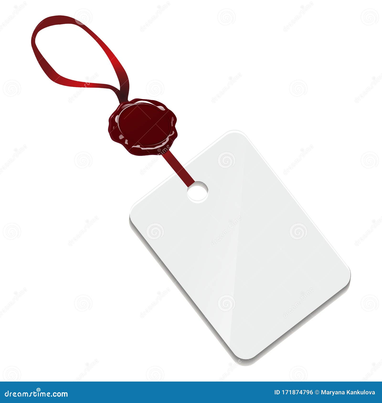 The Price Tag with Circle Stamp Stock Vector - Illustration of lace ...