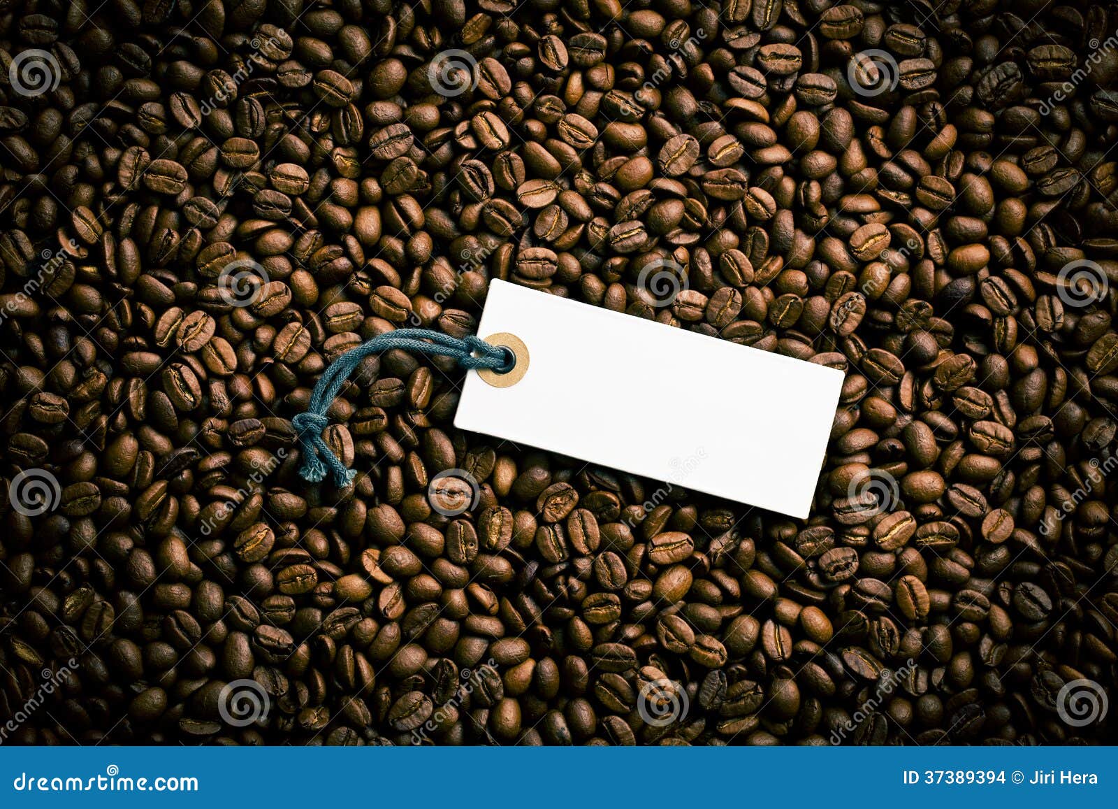 Price tag on coffee beans stock photo. Image of sell - 37389394