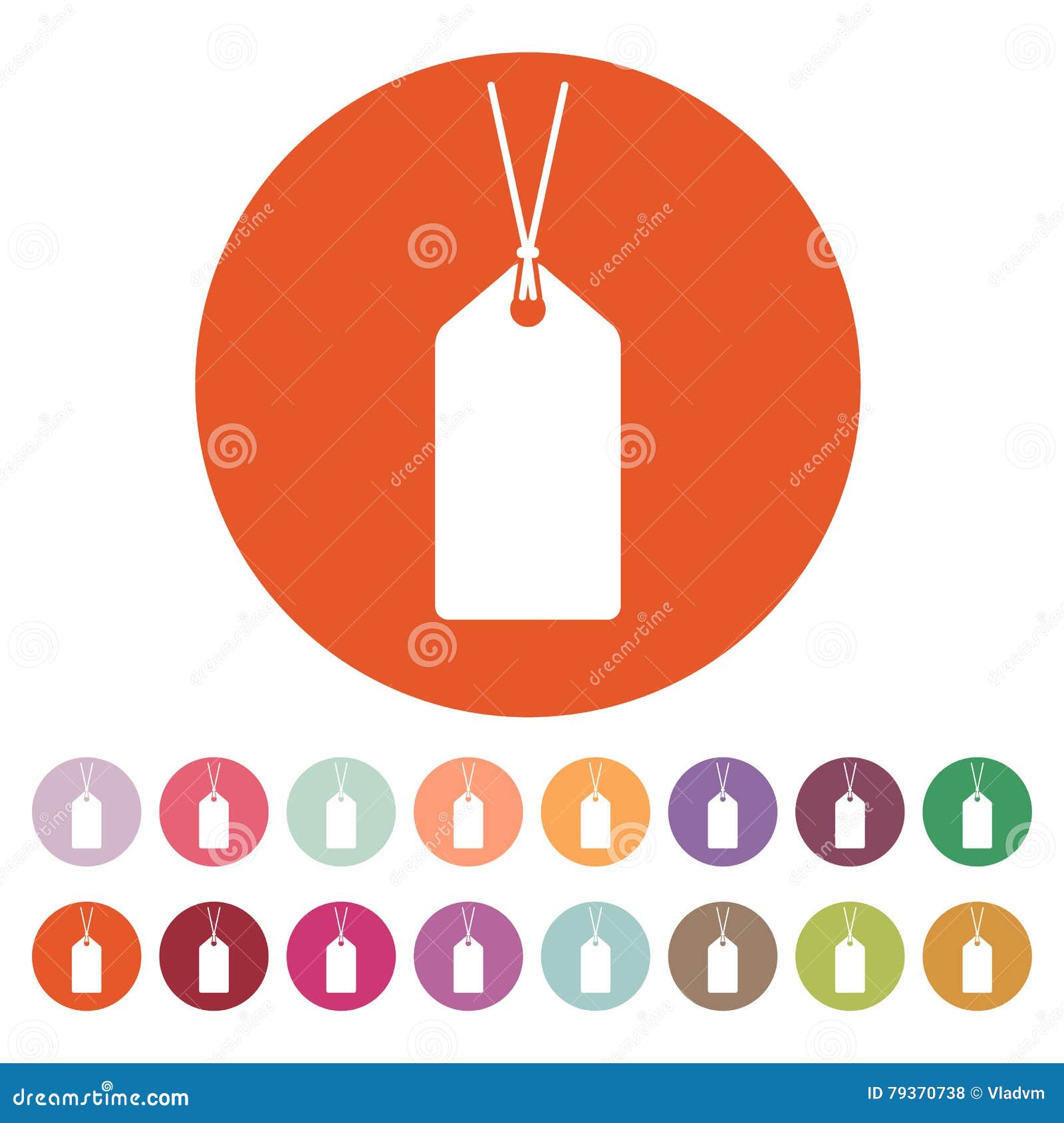 The Price Tag Icon. Label Symbol Stock Vector - Illustration of sale ...