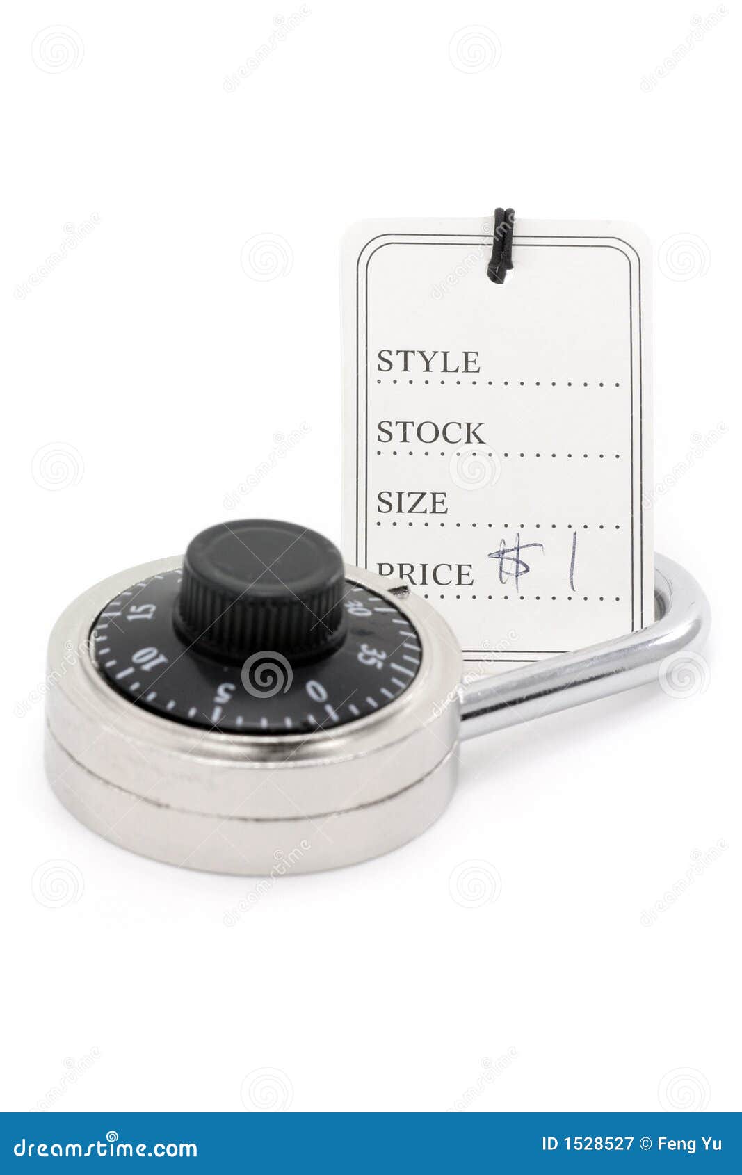 Price tag and lock stock image. Image of prices, protection - 1528527