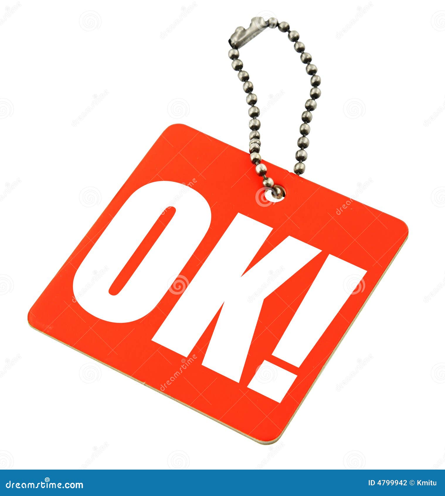 Price tag with OK stock photo. Image of detail, macro - 4799942