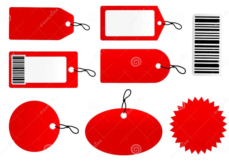 Price tag set stock vector. Illustration of fashion, white - 21467157