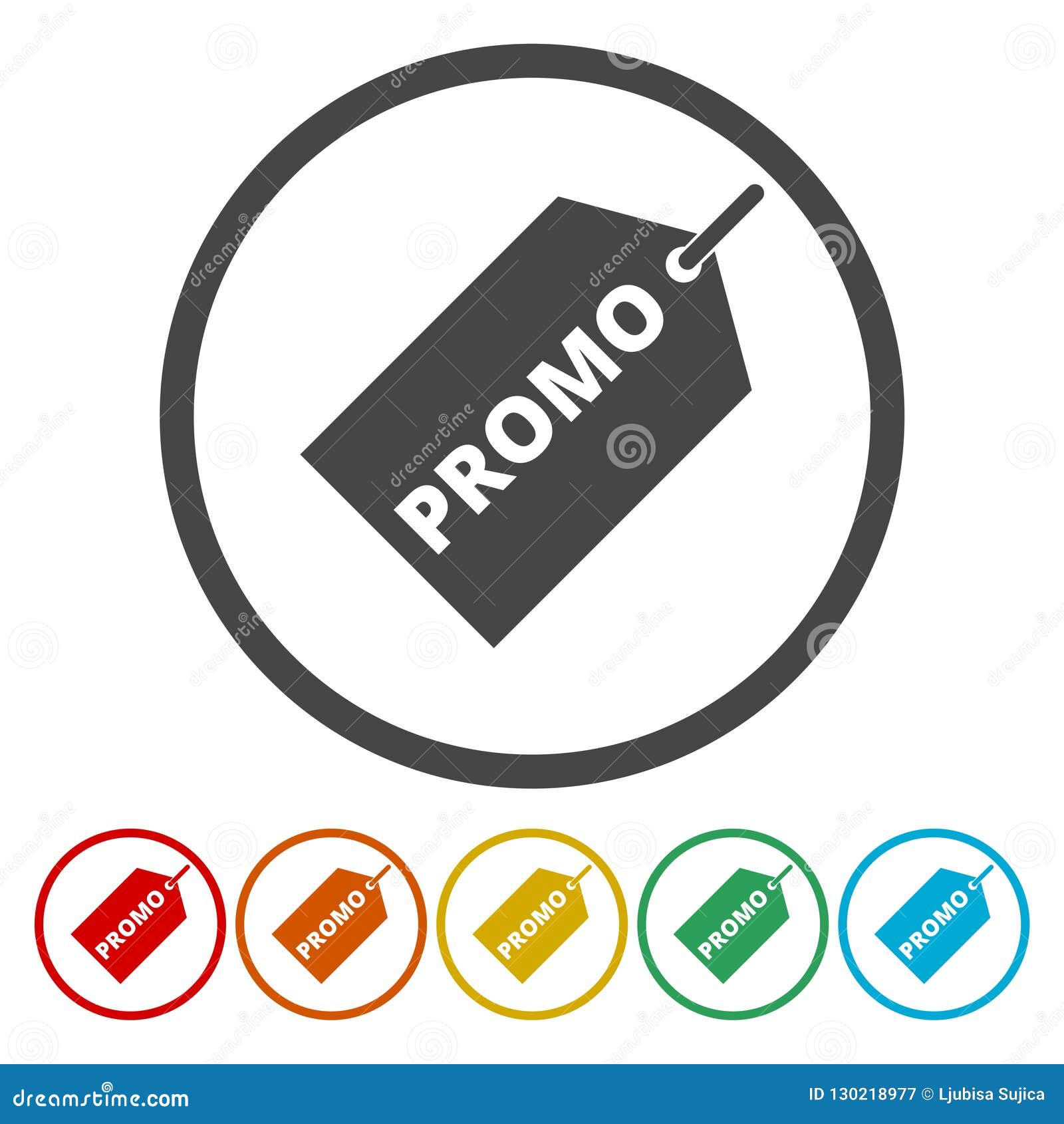 Price Tag Vector - Promo Icon Stock Vector - Illustration of premium ...