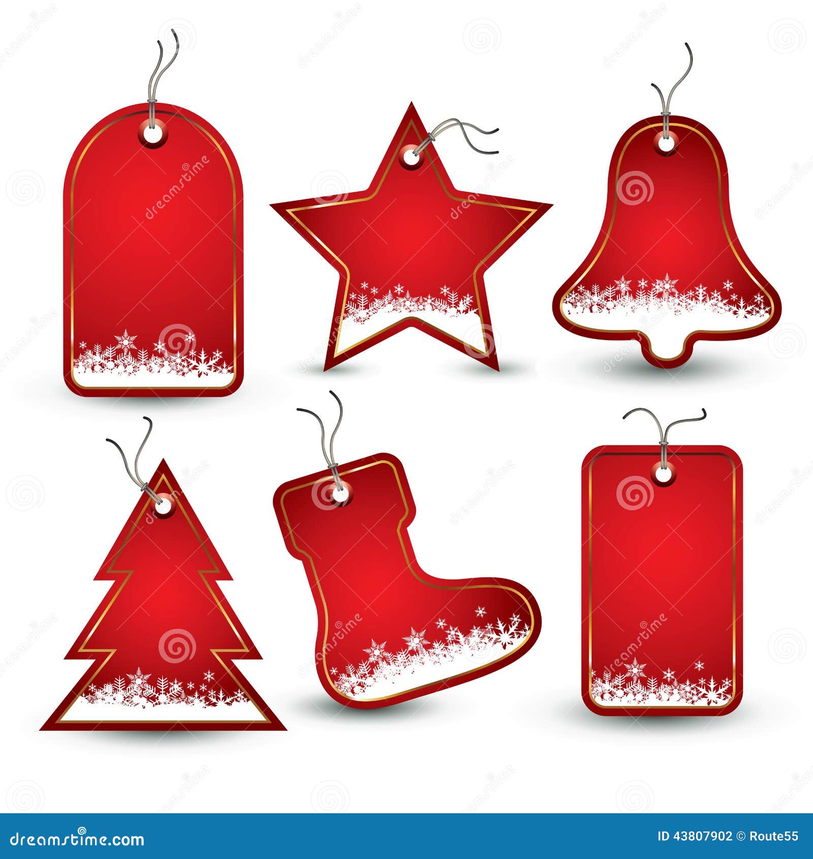 Price tags stock vector. Illustration of shape, clip - 43807902