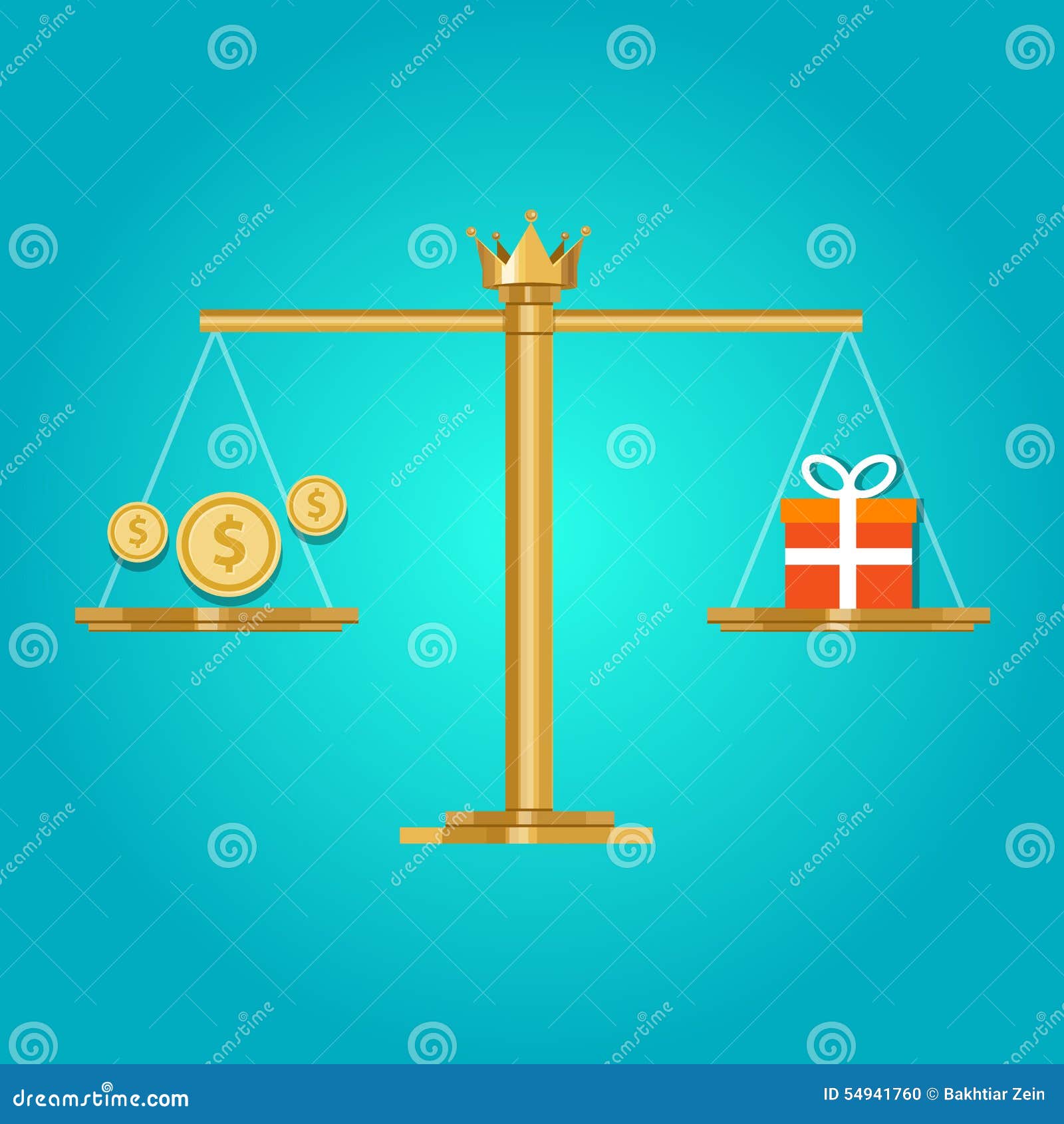 Price value for money stock vector. Illustration of financial - 54941760