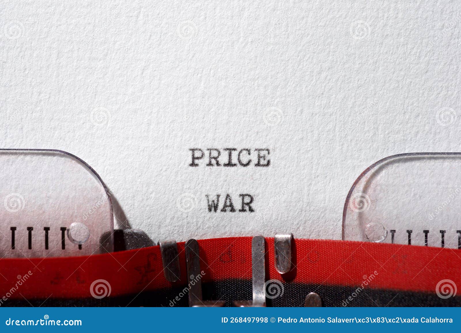 Price war text stock photo. Image of sentence, message - 268497998