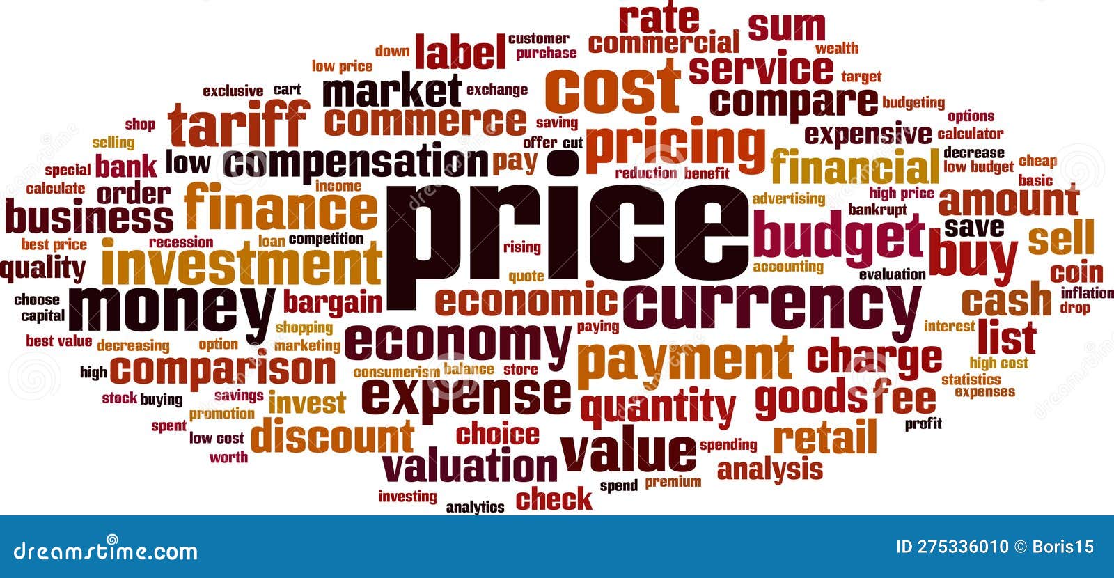 Price word cloud stock vector. Illustration of comparison - 275336010