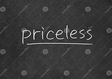 Priceless stock photo. Image of word, abstract, chalk - 165978834