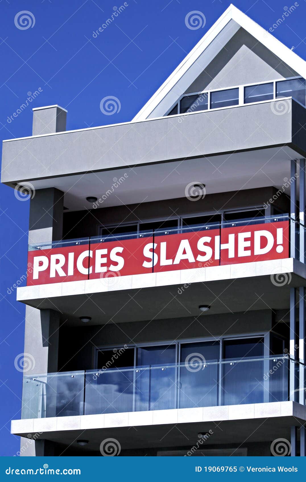 Prices Slashed stock image. Image of condo, architecture - 19069765