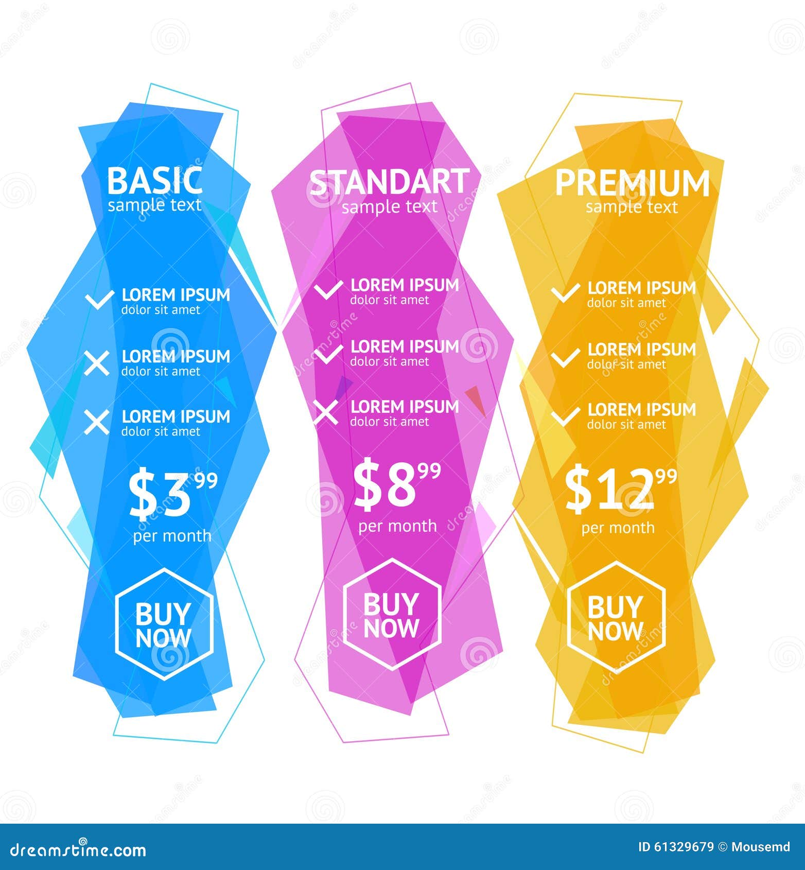 Pricing List. Vector stock vector. Illustration of check - 61329679
