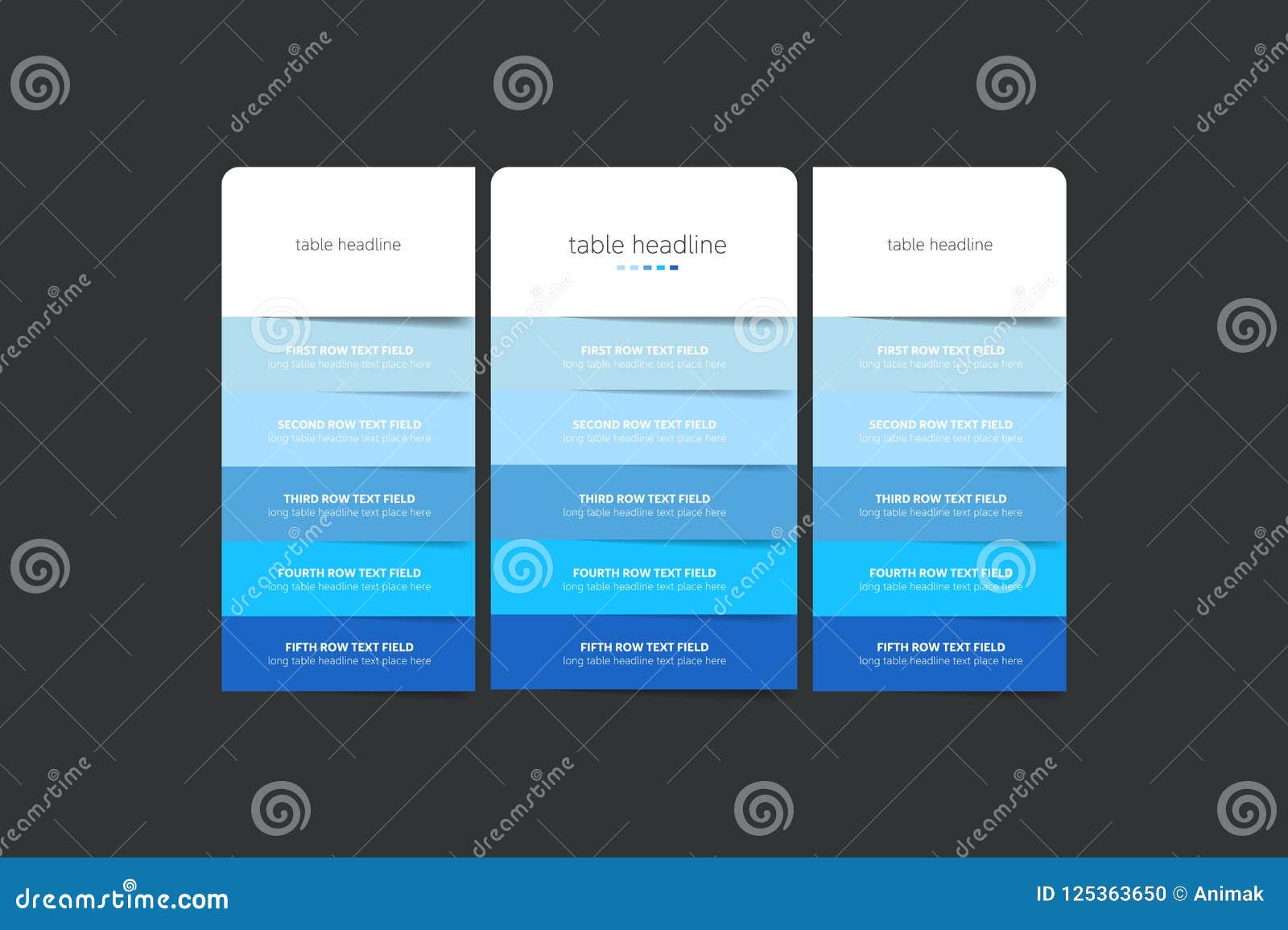 Pricing Table Chart. Price Plans Checklist, Prices Plan Comparison And ... Pricing Table Chart. Price Plans Checklist, Prices Plan Comparison And ...