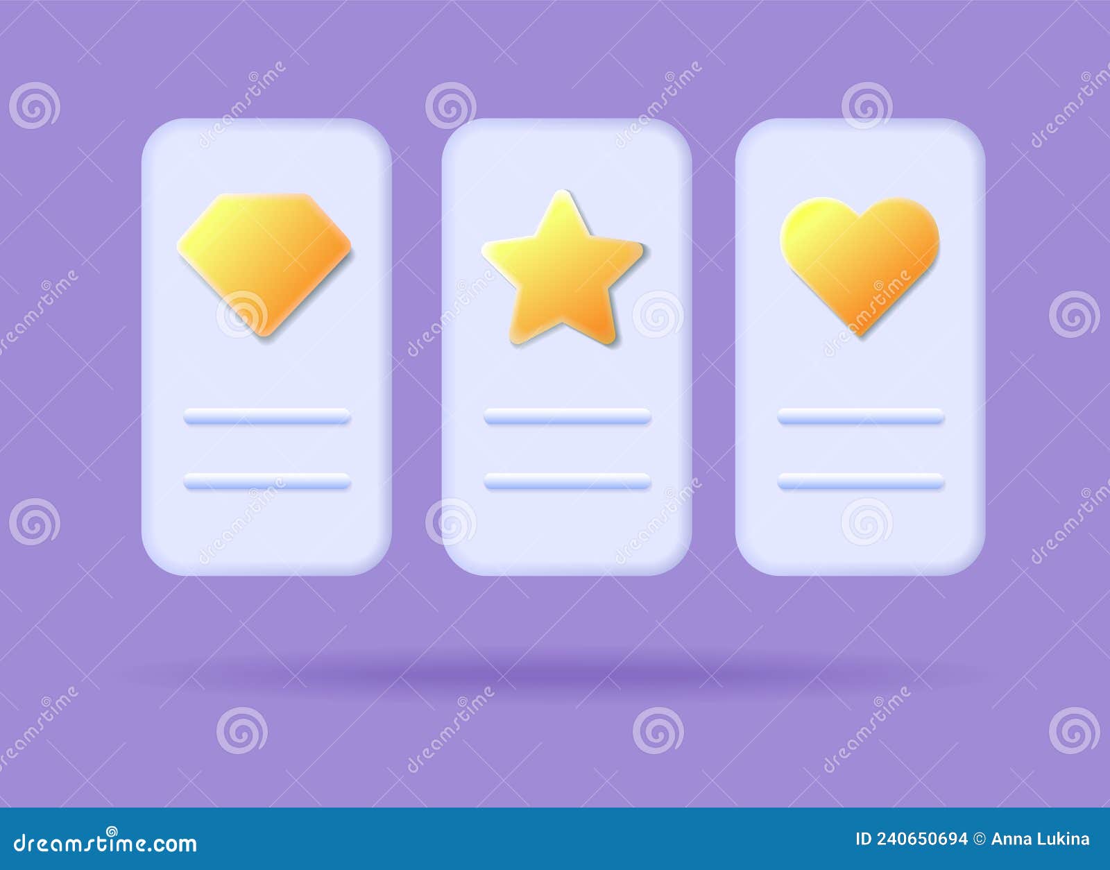 Pricing Table Design with Three Subscription Plans Icon. Tariff Plans ...