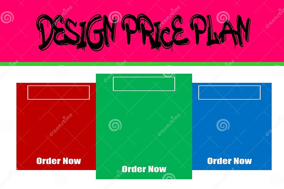 Pricing Table, Subscription Plans Comparison Design Template with Glass Effect. Stock Vector ...