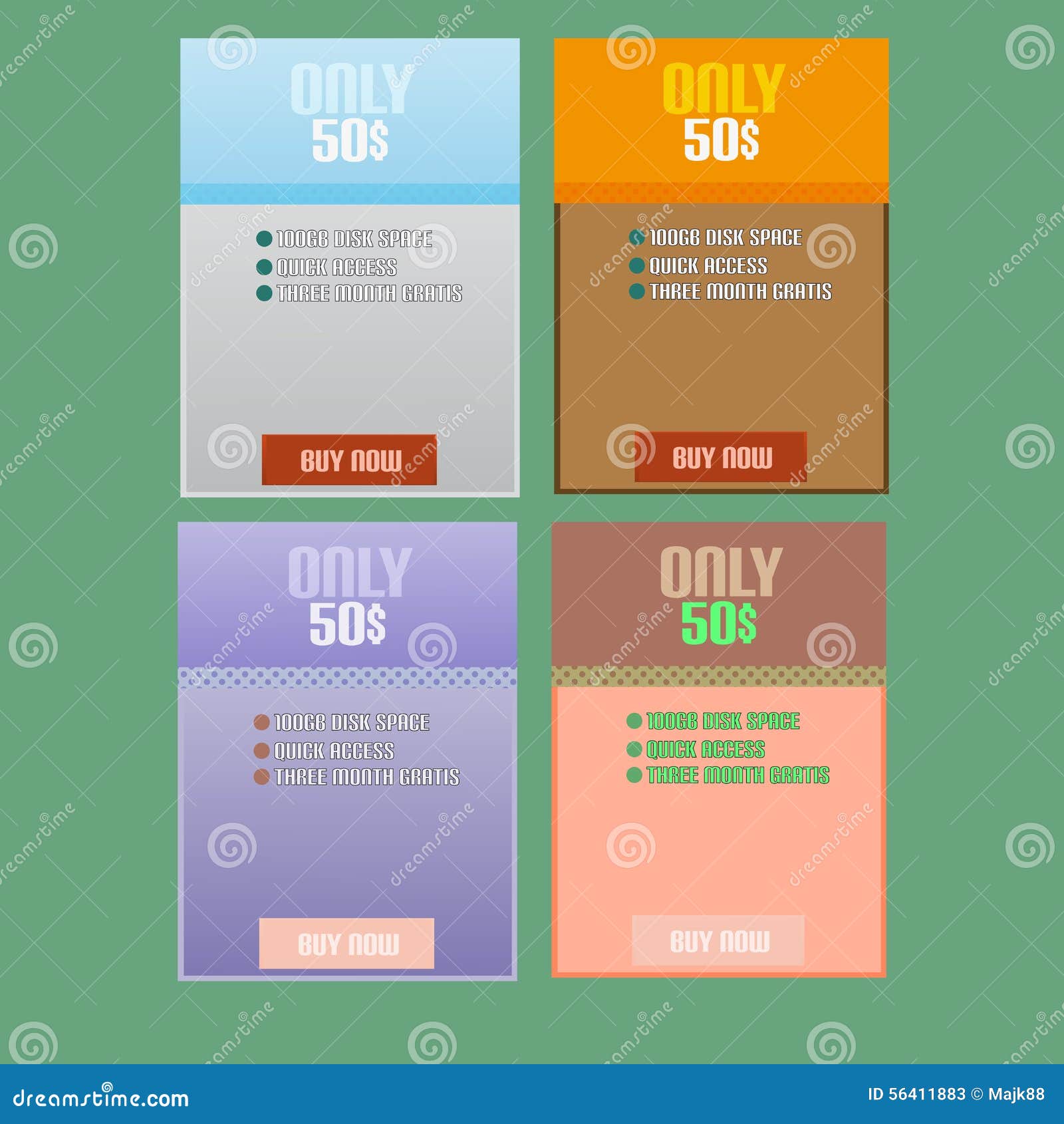 Pricing Vector for Web stock illustration. Illustration of page - 56411883