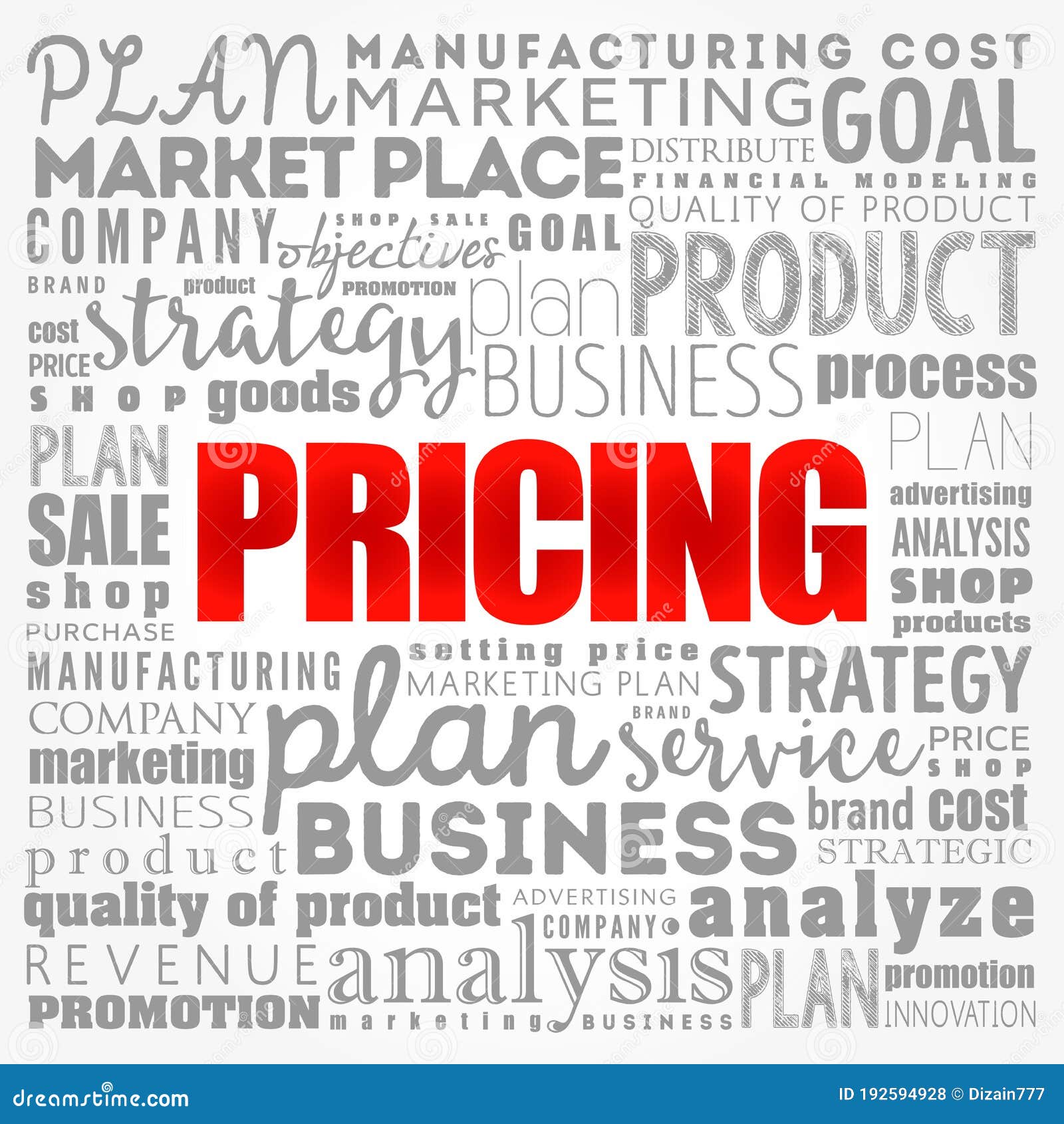 Pricing Word Cloud Collage, Business Concept Background Stock ... Pricing Word Cloud Collage, Business Concept Background Stock ...