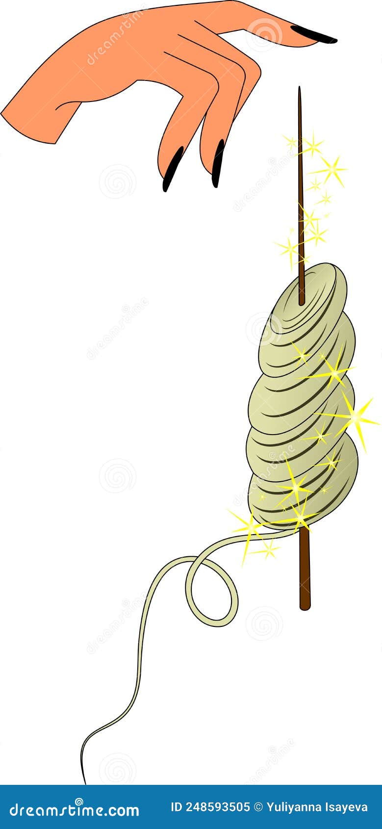 Sleeping Beauty Spinning Wheel Clip Art