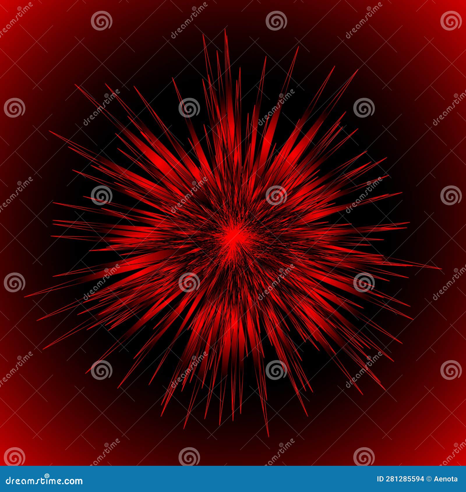 Prickly Ball for Design Project - Vector Illustration Stock Vector ...