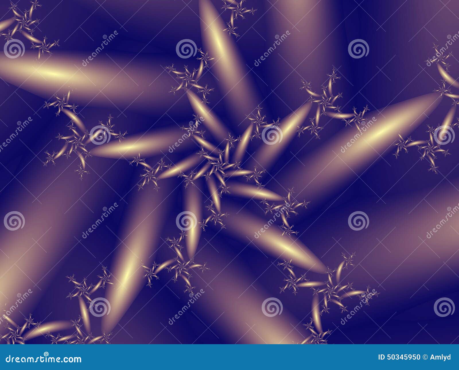 Prickly Fractal stock illustration. Illustration of fractal - 50345950