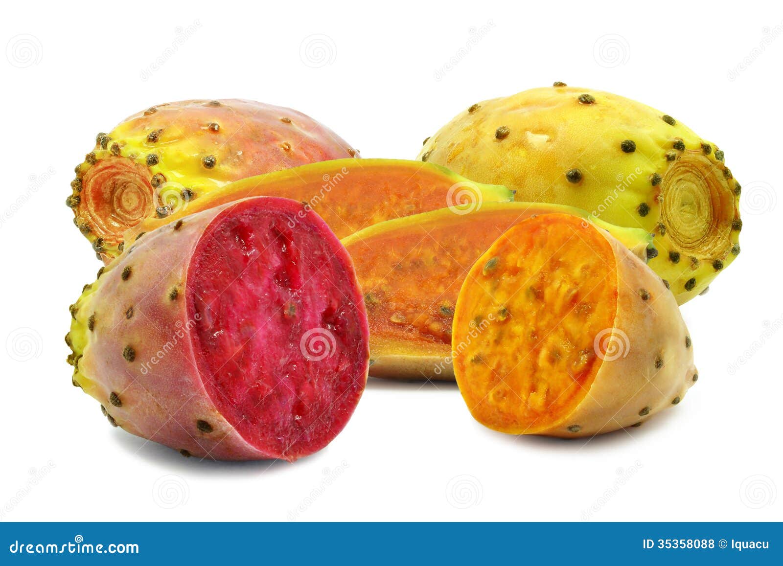 Prickly pears stock photo. Image of figs, fruit, food - 35358088