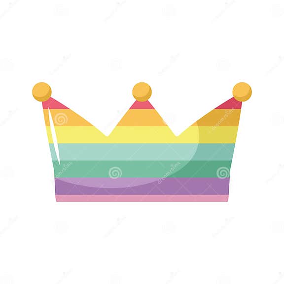 Pride crown design stock vector. Illustration of history - 244454652