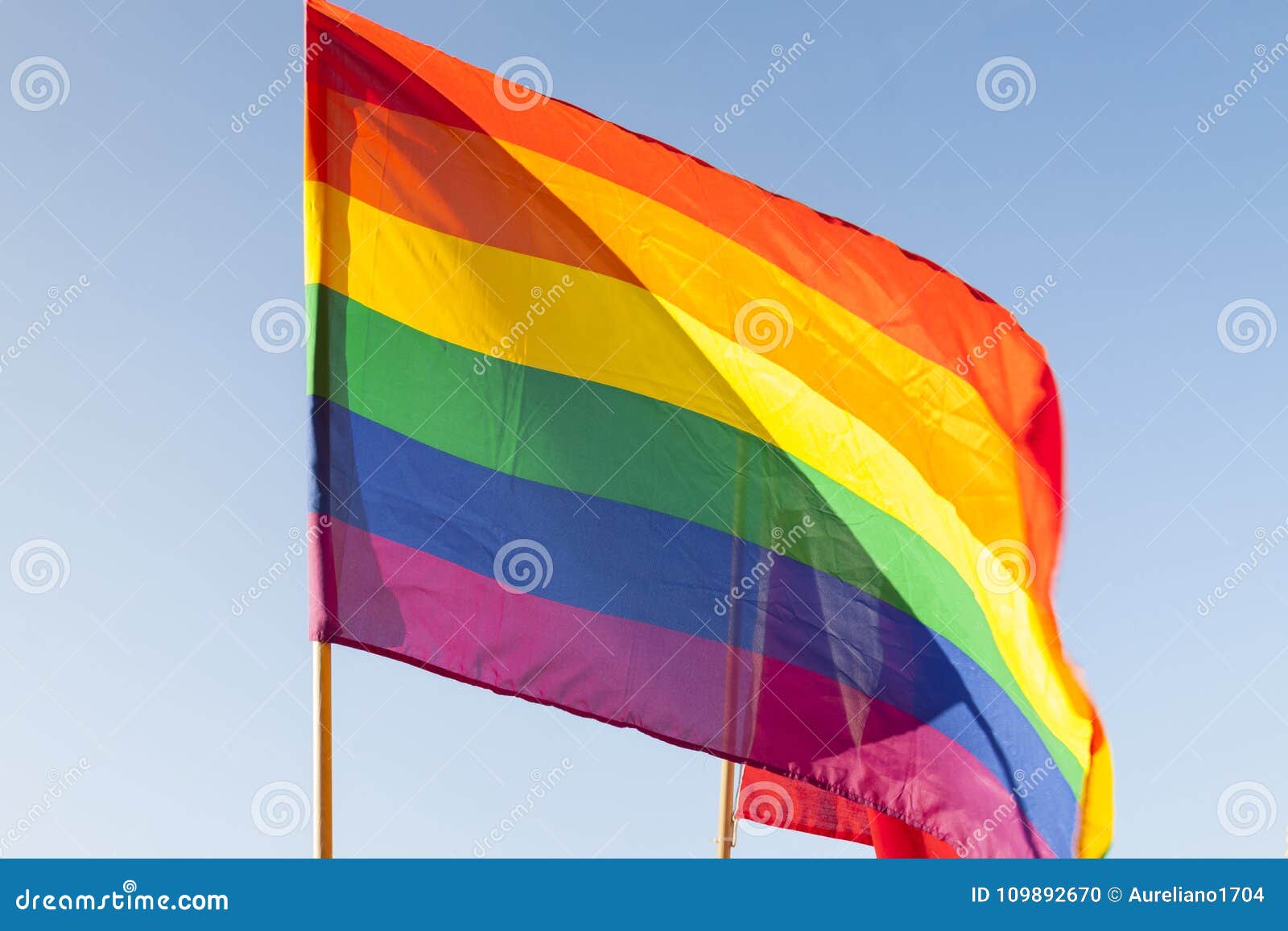 Pride Flag gai photo stock. Image du indicateur, bleu - 109892670