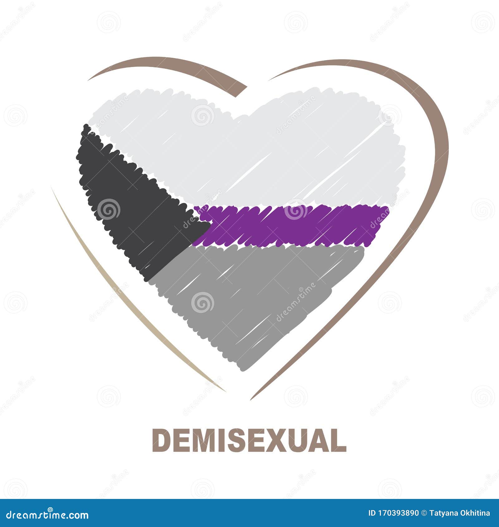 Demisexual Pride Flag Vector Illustration 218000096