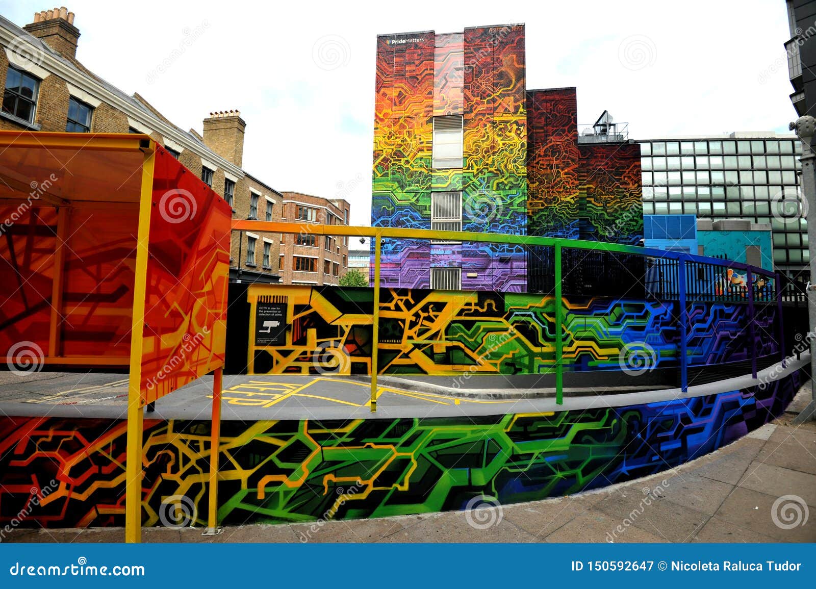 Pride Graffiti In Shoreditch East London To Honour The Lgbt Community