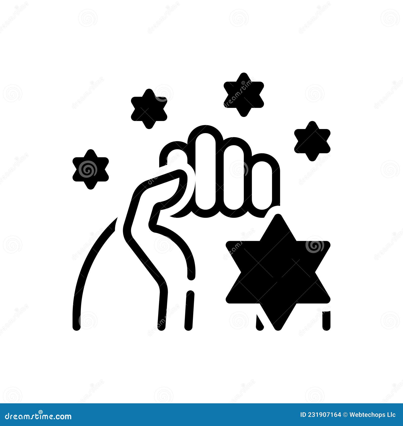 Black Solid Icon for Pride, Dignity and Egotism Stock Vector ...