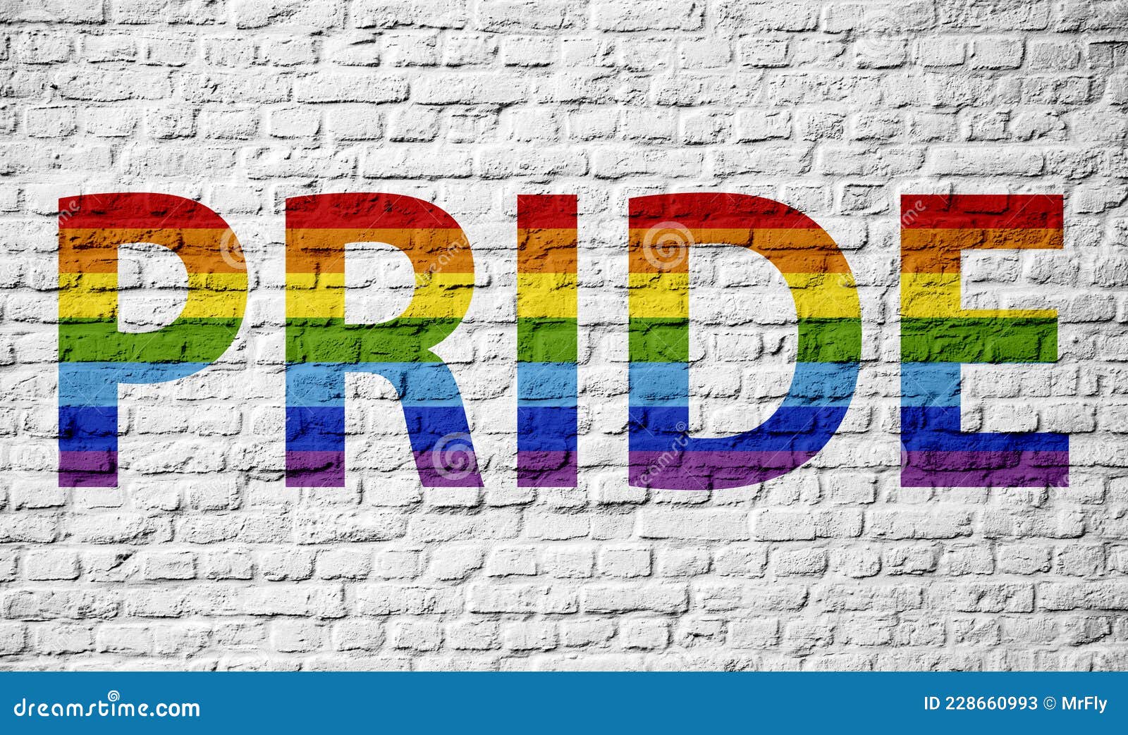 Be Pride Logo With Rainbow On Pink Background. Pride Month Celebration ...