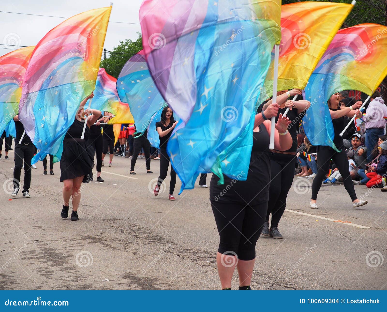 Pride Parade Edmonton 2017 editorial stock image. Image of marching ...