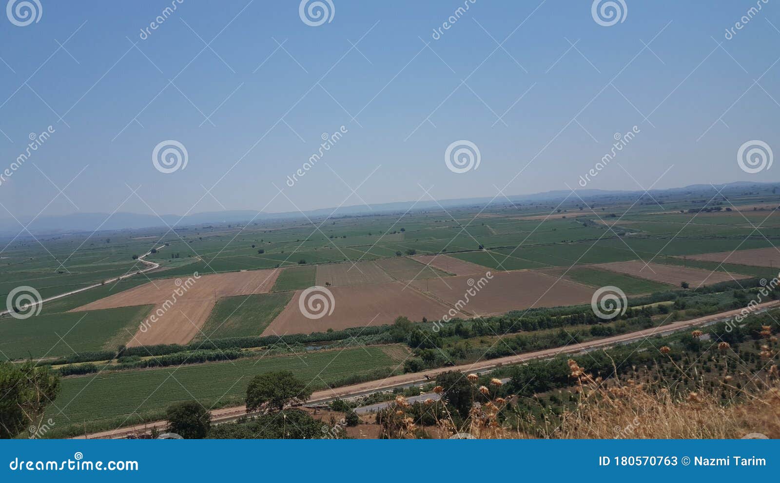 Priene Ancient City Plain Scenery Stock Image - Image of head, priene ...