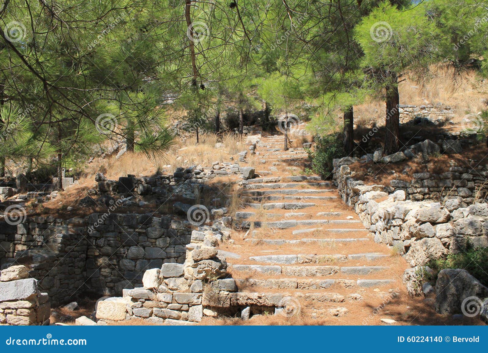 Priene Ruins of an Ancient Antique City Stock Photo - Image of ancient ...