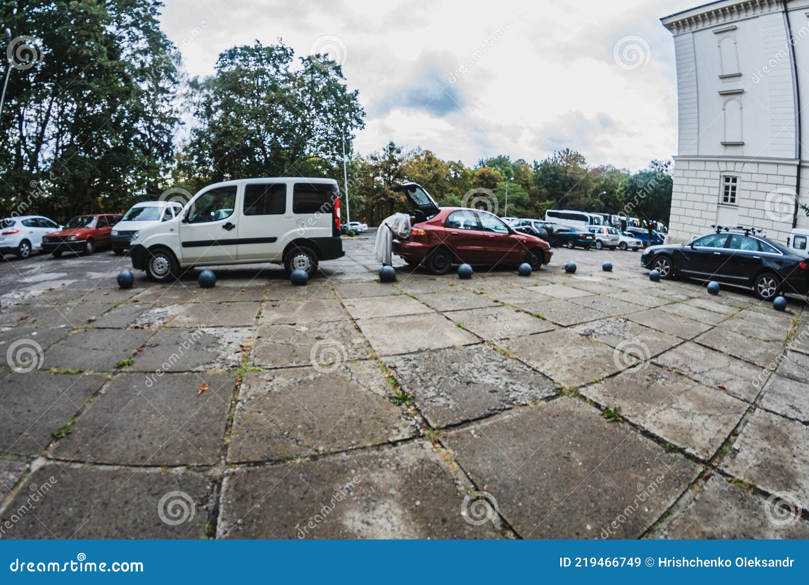 Priest in a Cassock at the Trunk of a Car Stock Image - Image of ...