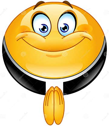 Priest emoticon stock vector. Illustration of design - 50685336