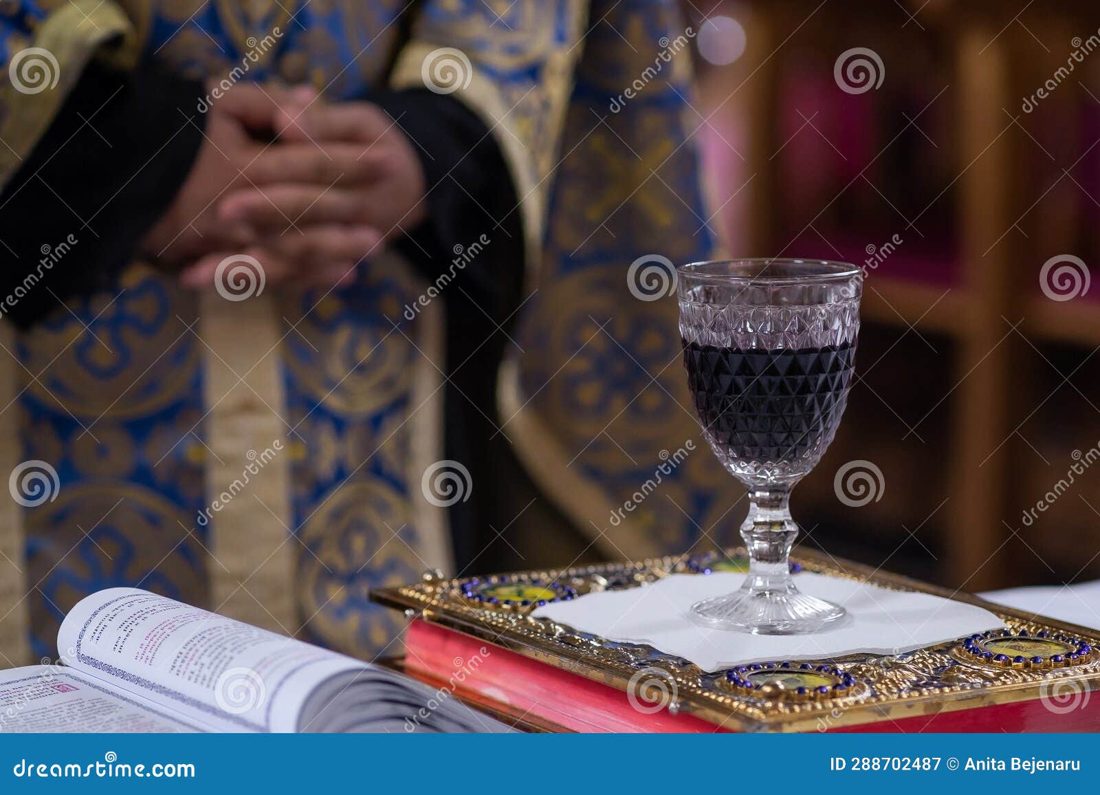 Orthodox Tradition at Wedding Ceremony Stock Image - Image of food ...