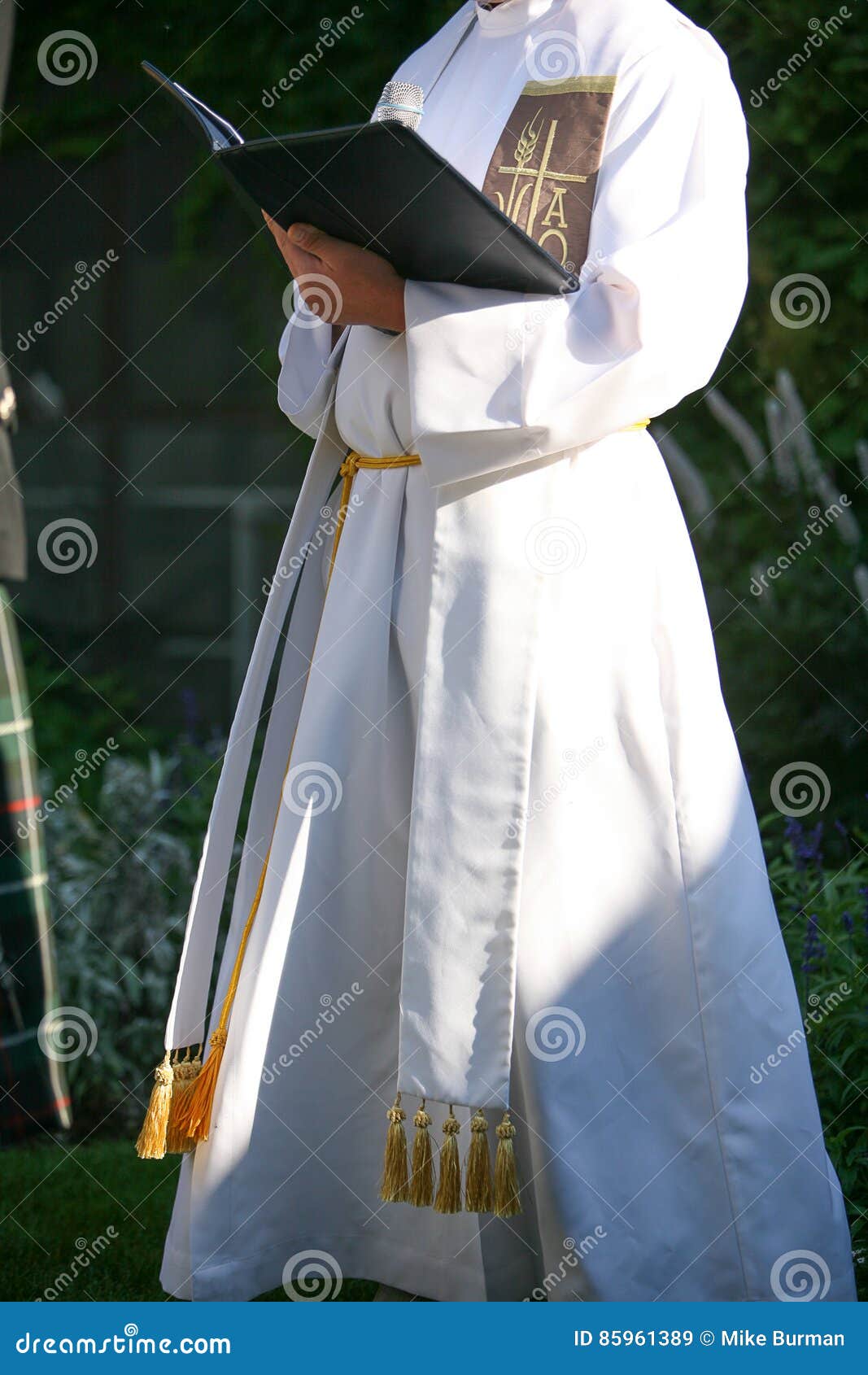 Priest stock image. Image of white, christianity, rite - 85961389
