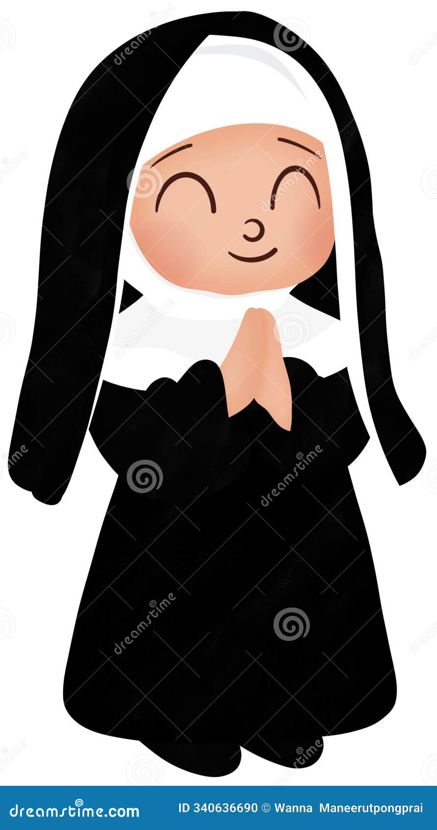 Priestess Cartoon of Illustration Stock Illustration - Illustration of ...