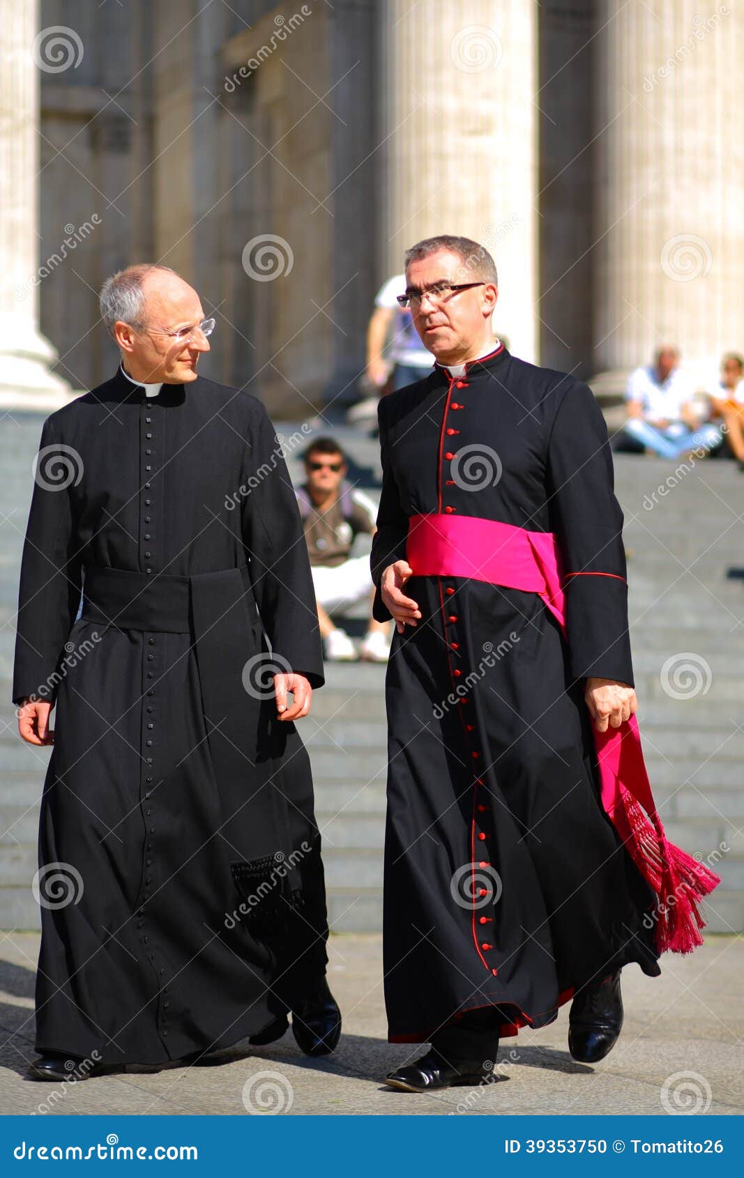 Priests Have a Conversation during a Sunny Day Editorial Image - Image ...