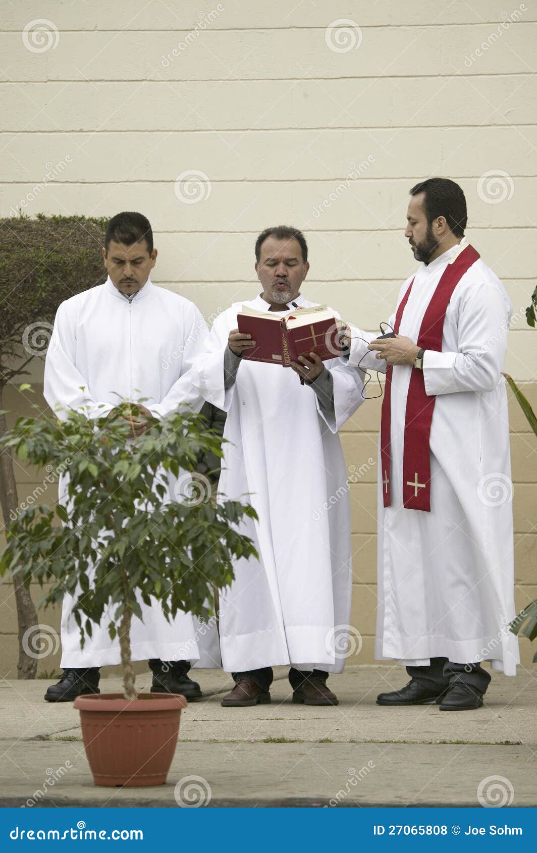 Priests Reading from the Bible on Good Friday Editorial Stock Photo ...