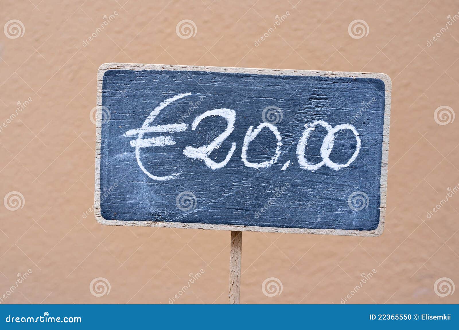 Prijs op Bord stock foto. Image of achtergrond, handel - 22365550