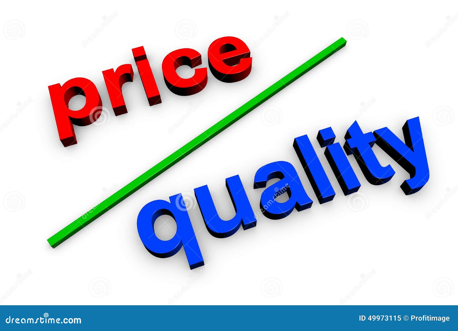 Prijskwaliteit stock illustratie. Illustration of correct - 49973115