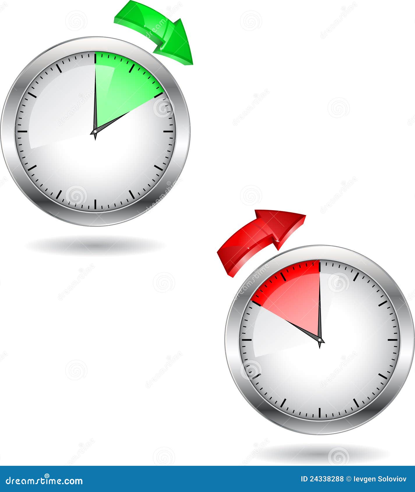 Prikklok vector illustratie. Illustration of aantal, kromme - 24338288