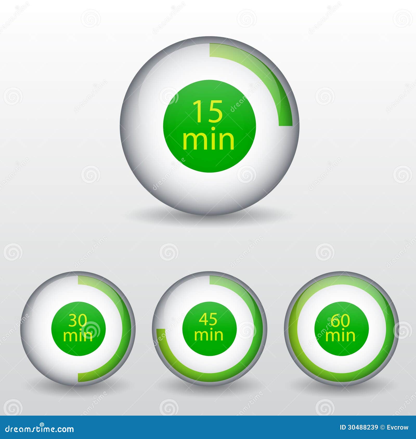 Prikklok vector illustratie. Illustration of elektronisch - 30488239