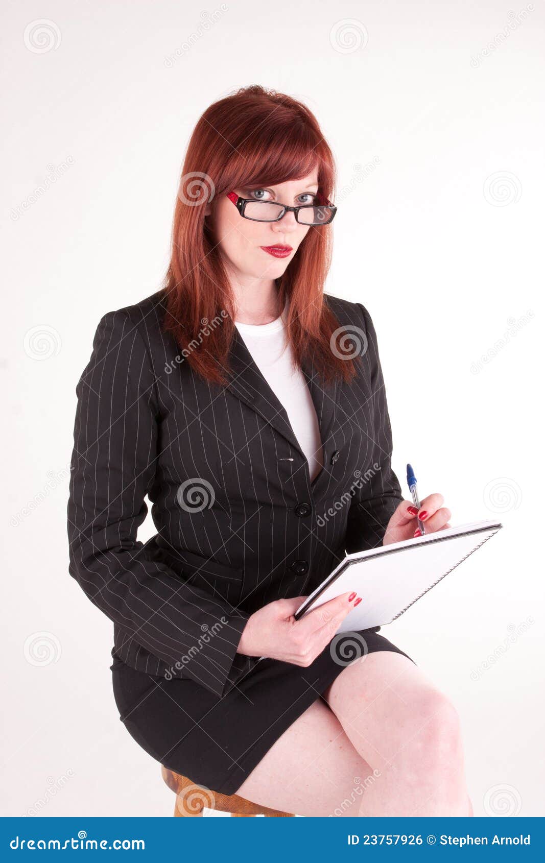 Prim stock photo. Image of strong, stripe, secretary - 23757926